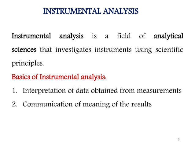 TECHNIQUES & PROTOCOLS FOR INSTRUMENTATION ANALYSIS (HPLC ...