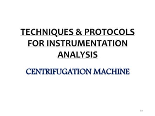 TECHNIQUES & PROTOCOLS FOR INSTRUMENTATION ANALYSIS (HPLC ...