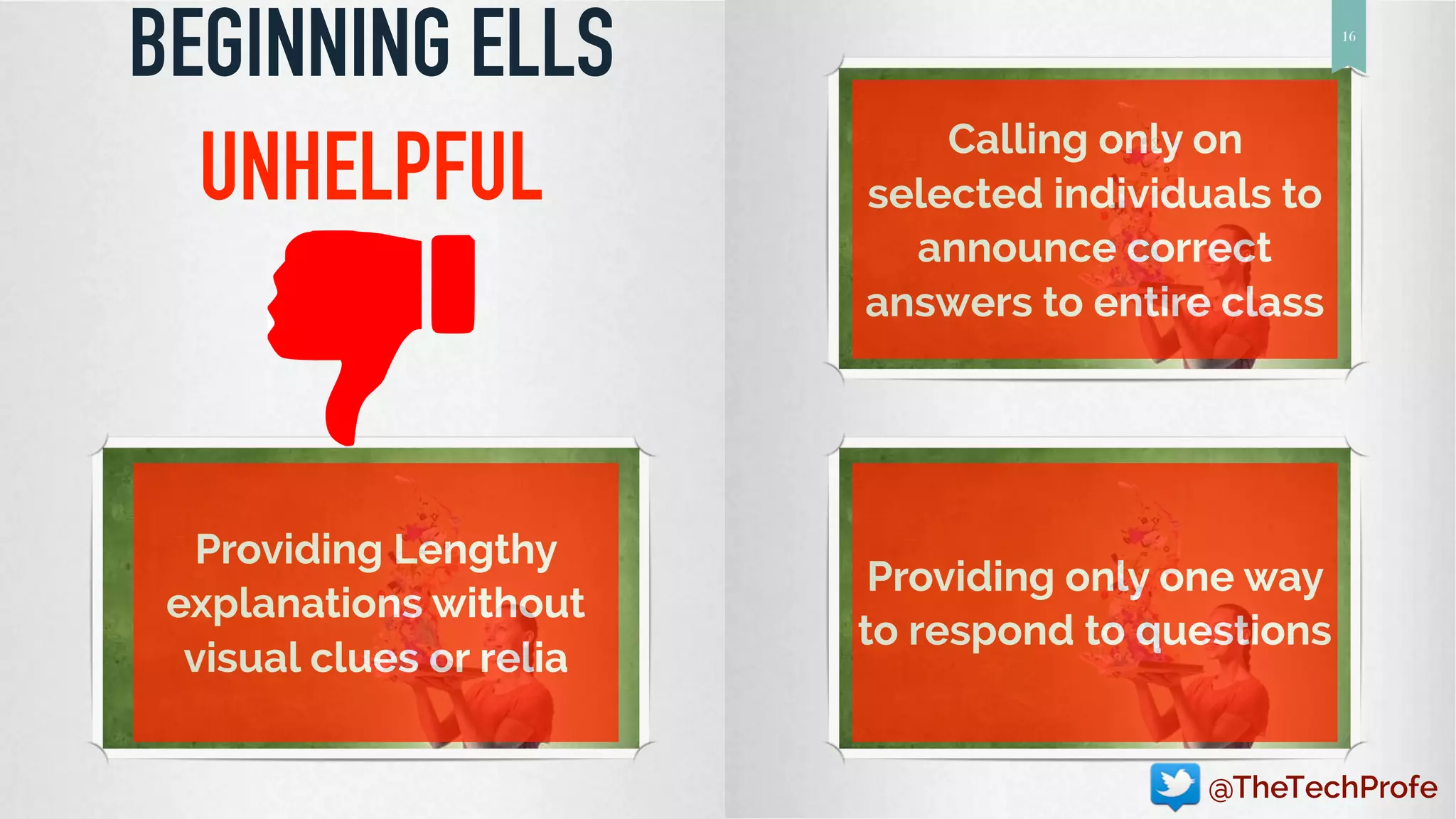 Techniques, Tactics, & Tools that support English Language Learners | PDF