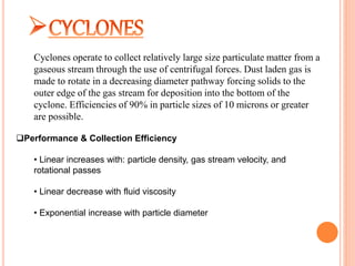 Effective Techniques to control gaseous & particulate pollution | PPTX