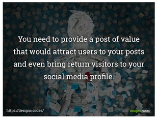 Simple Techniques To Create A Perfect Social Media Post | ODP