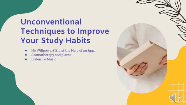 Intellectuals Den| Techniques to Improve Your Study Habits | PPTX