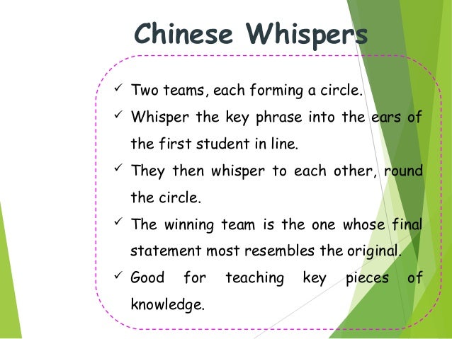 Techniques to teach english