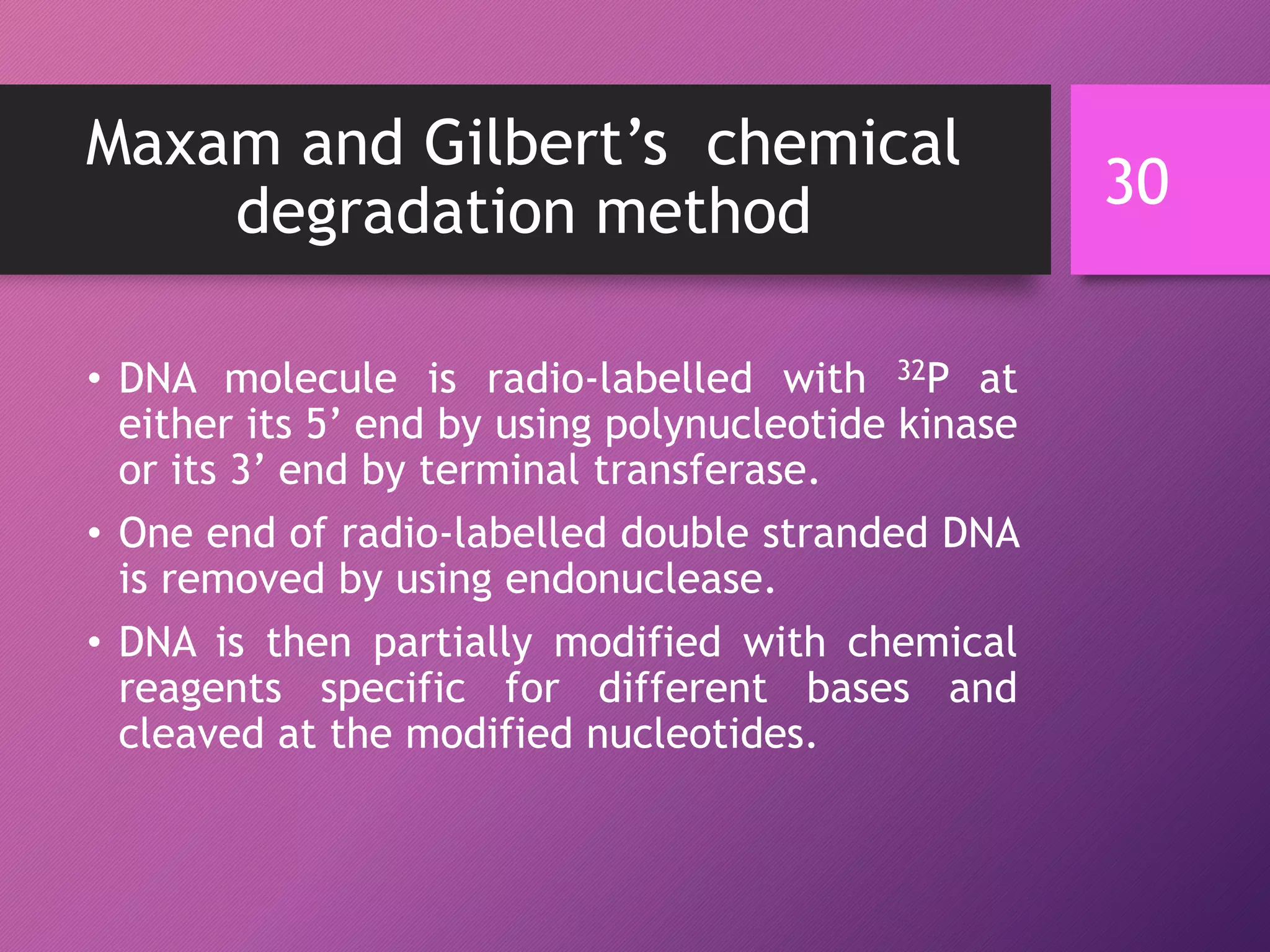 Techniques used in molecular biology | PPTX | Biological Sciences | Science