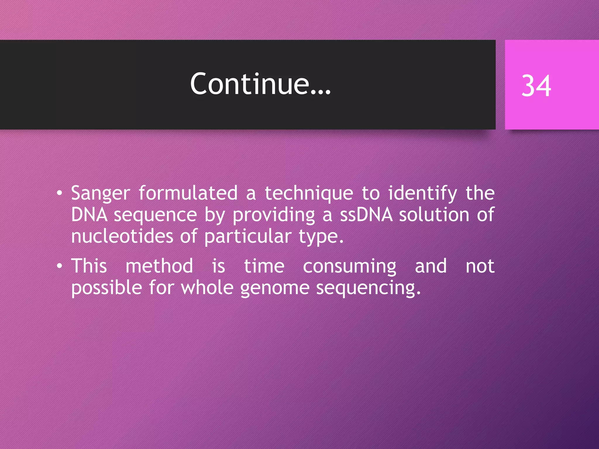 Techniques used in molecular biology | PPTX