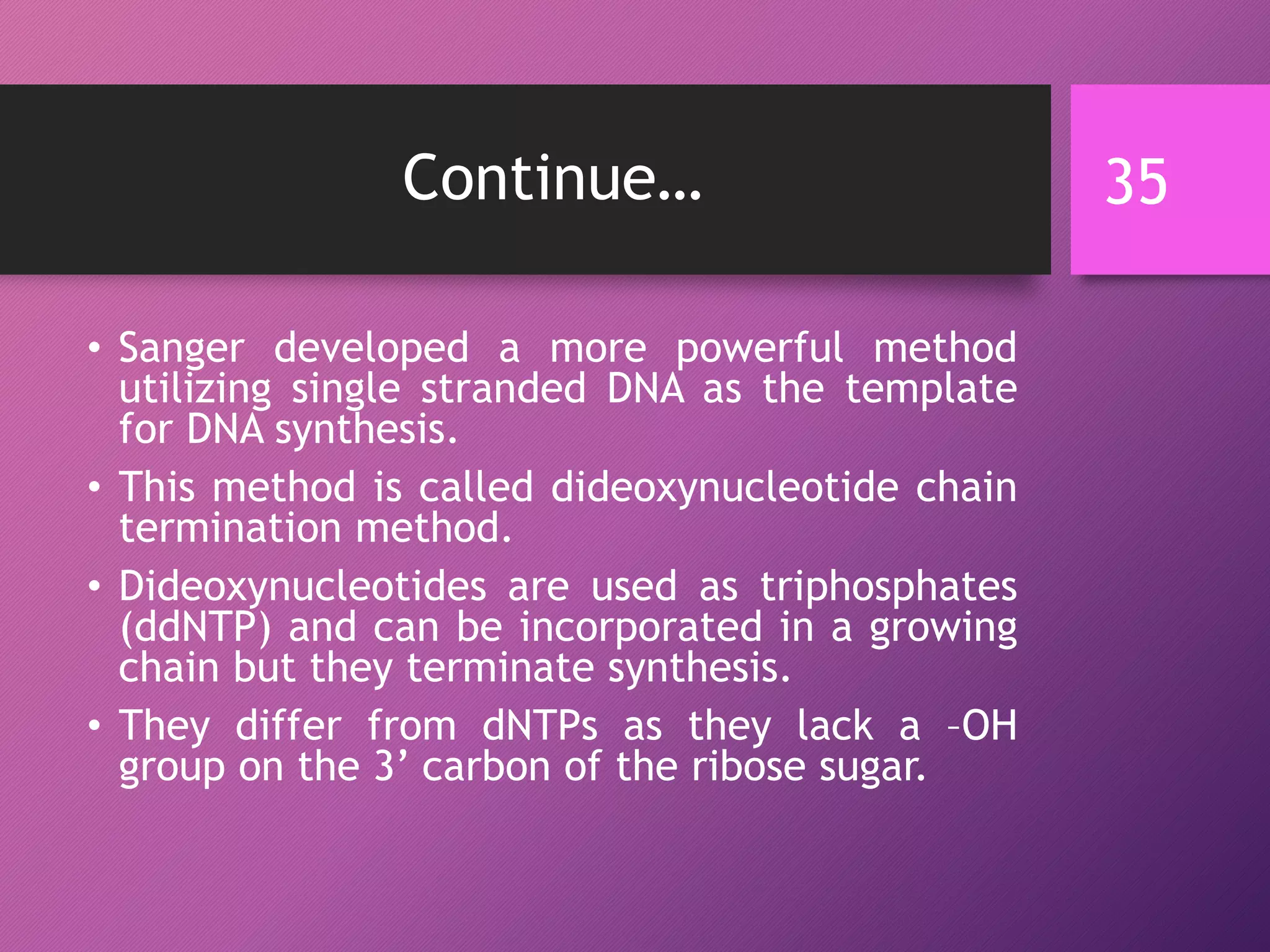 Techniques used in molecular biology | PPTX