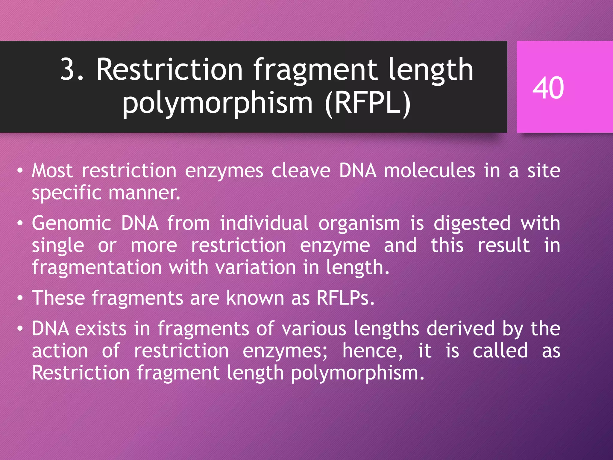 Techniques used in molecular biology | PPTX | Biological Sciences | Science