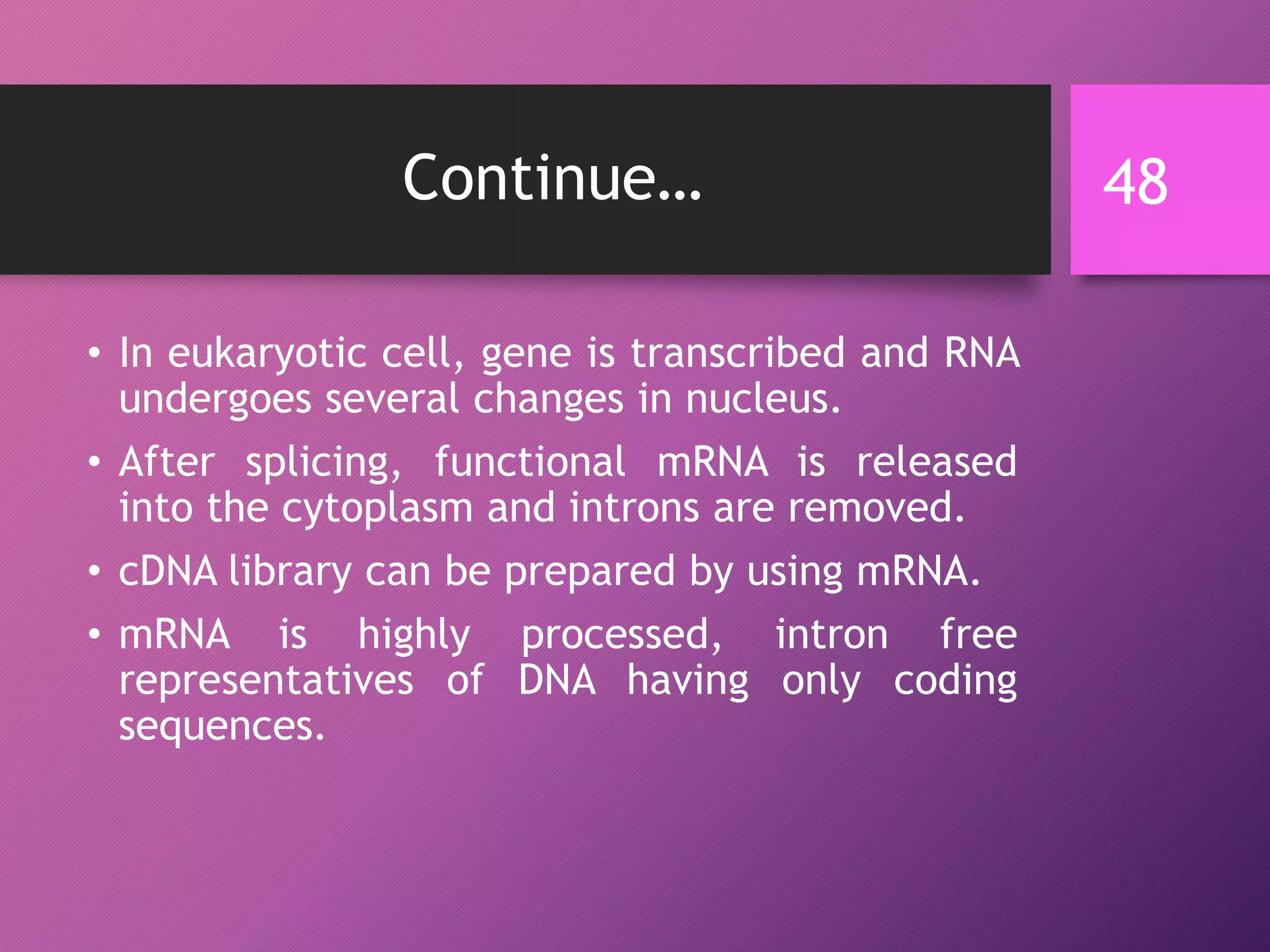 Techniques used in molecular biology | PPTX | Biological Sciences | Science