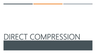 Techniques used in the preparation of orodispersible tablets | PPTX