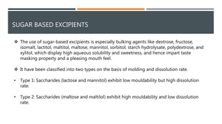 Techniques used in the preparation of orodispersible tablets | PPTX