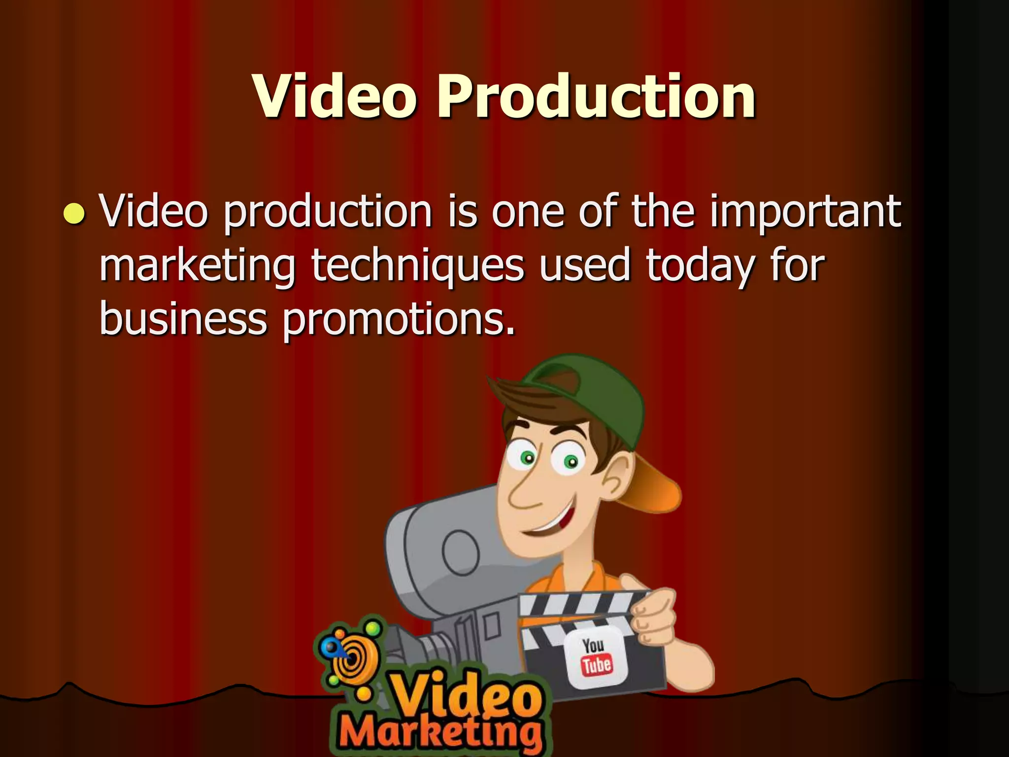 Techniques used in video production | PPTX