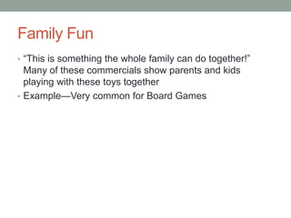 Techniques used to advertise to kids | PPTX