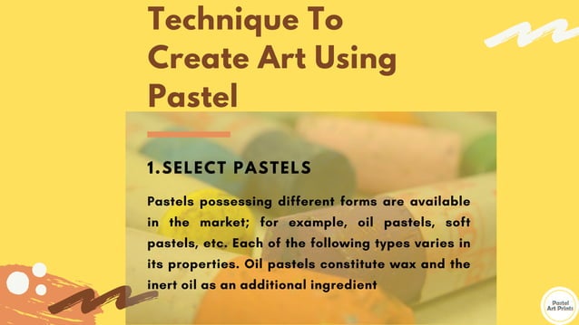 Technique to Create Art Using Pastels | PPT