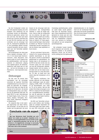 Technisat | PDF | Home Entertainment Systems | Consumer Electronics