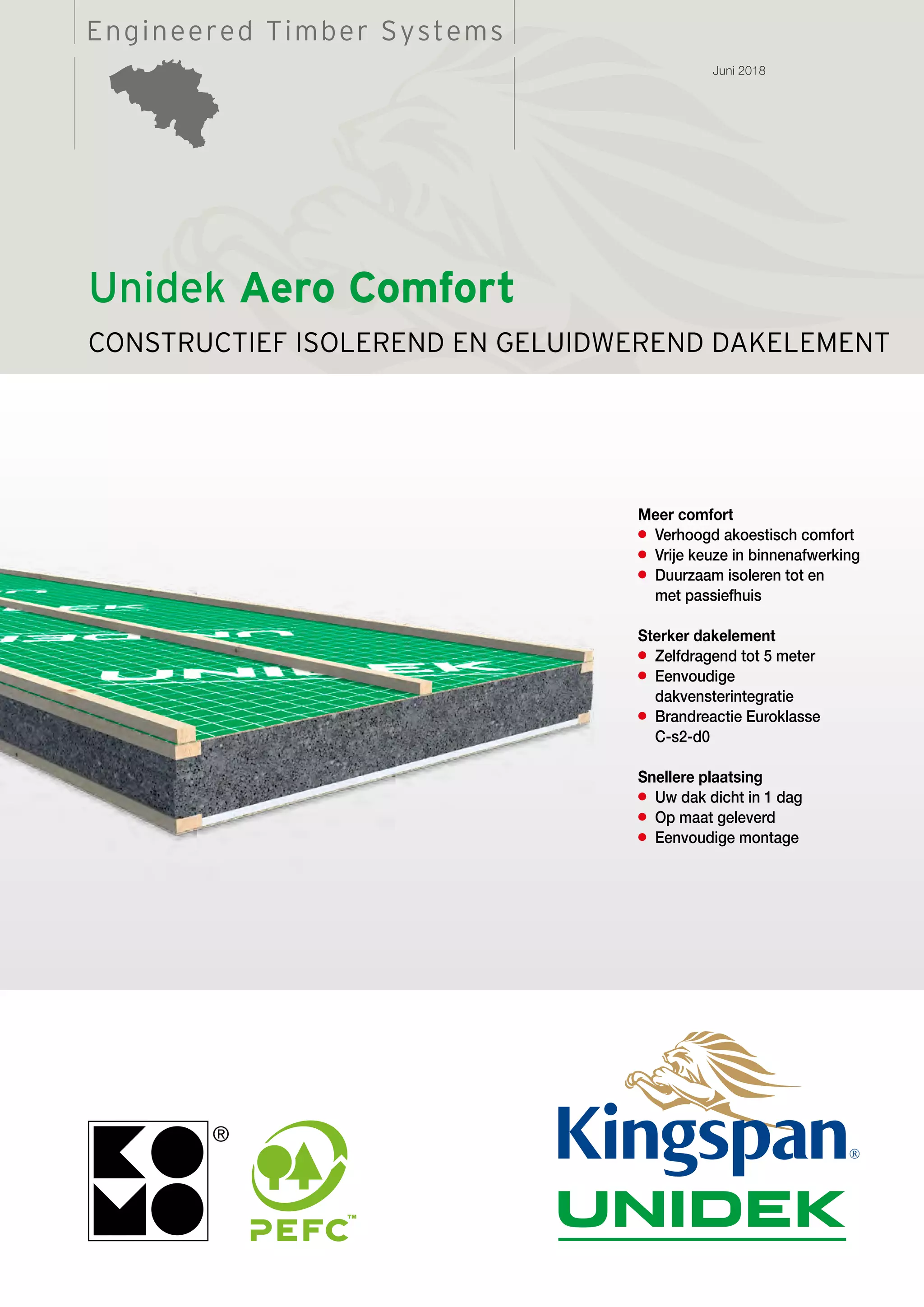 Kingspan Unidek - Technische brochure unidek aero comfort | PDF