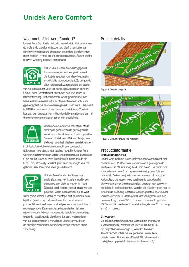 Kingspan Unidek - Technische brochure unidek aero comfort | PDF
