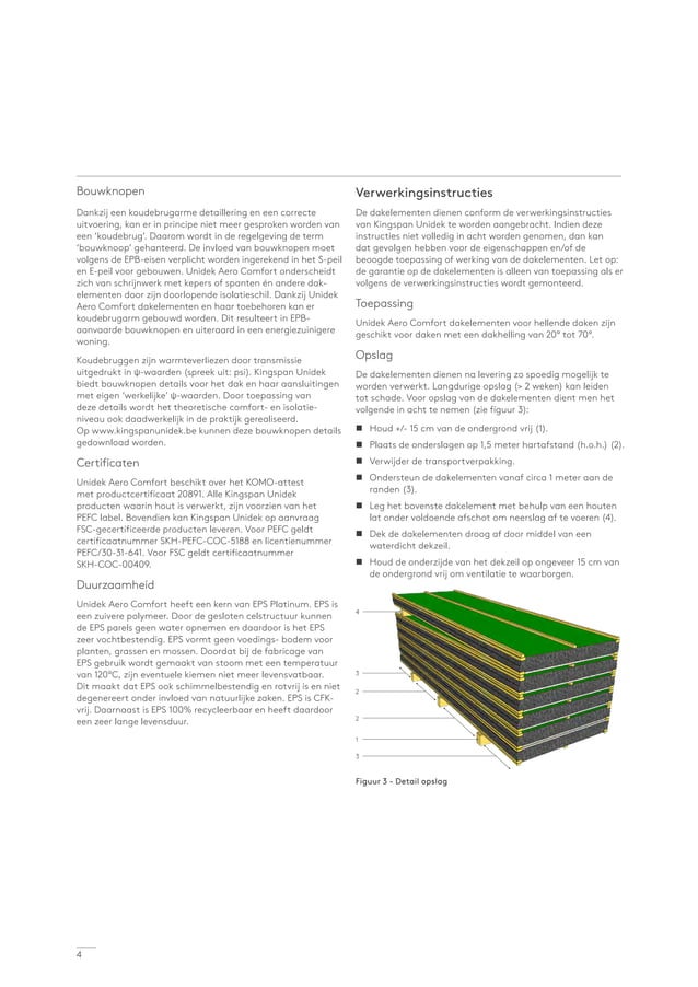 Kingspan Unidek - Technische brochure Unidek Aero Comfort | PDF
