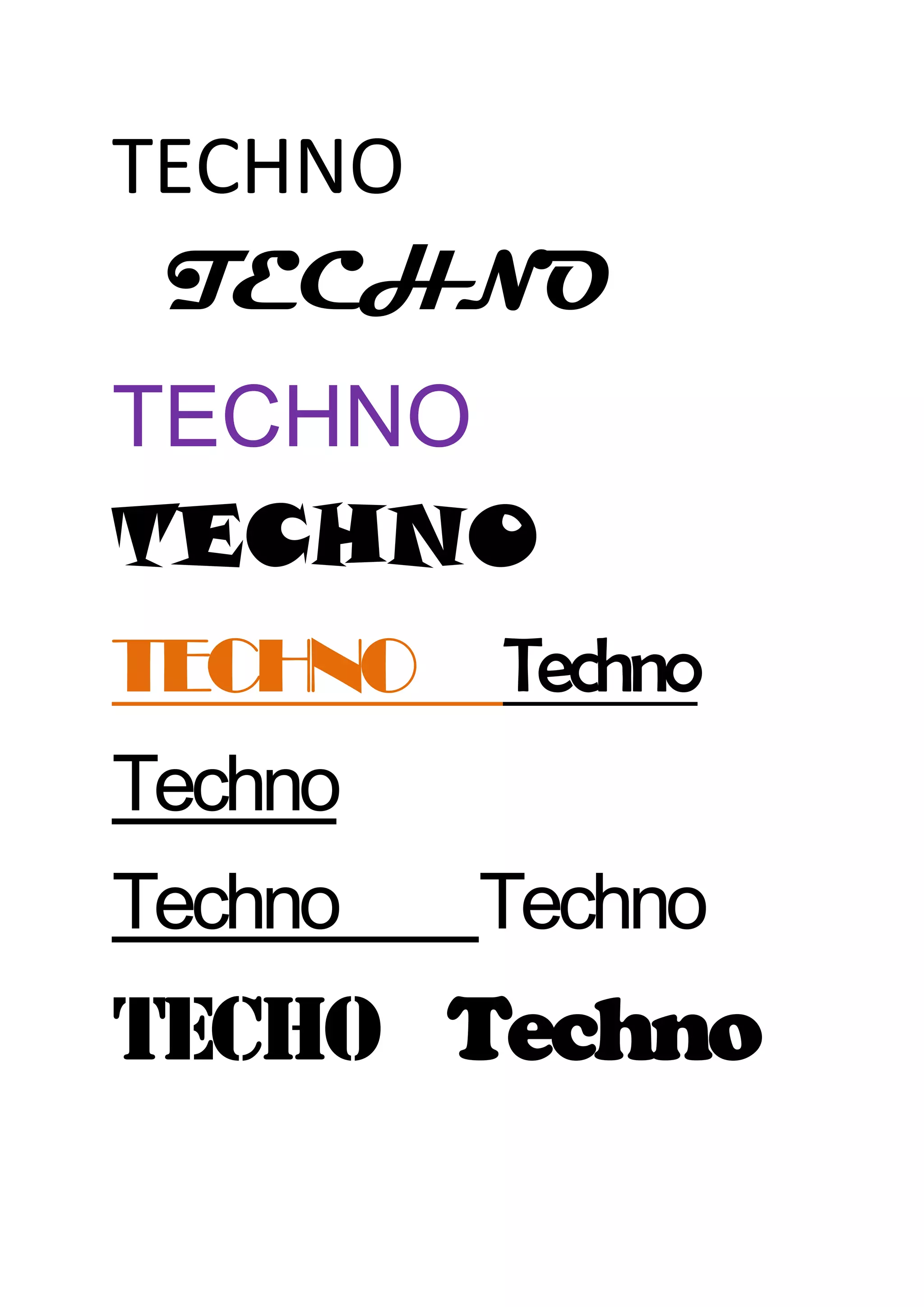 Techno | PDF