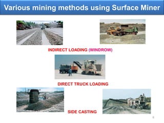 TECHNO-ECONOMIC FEASIBILITY ANALYSIS OF SURFACE MINER Vs SHOVEL IN COAL MINING.ppt