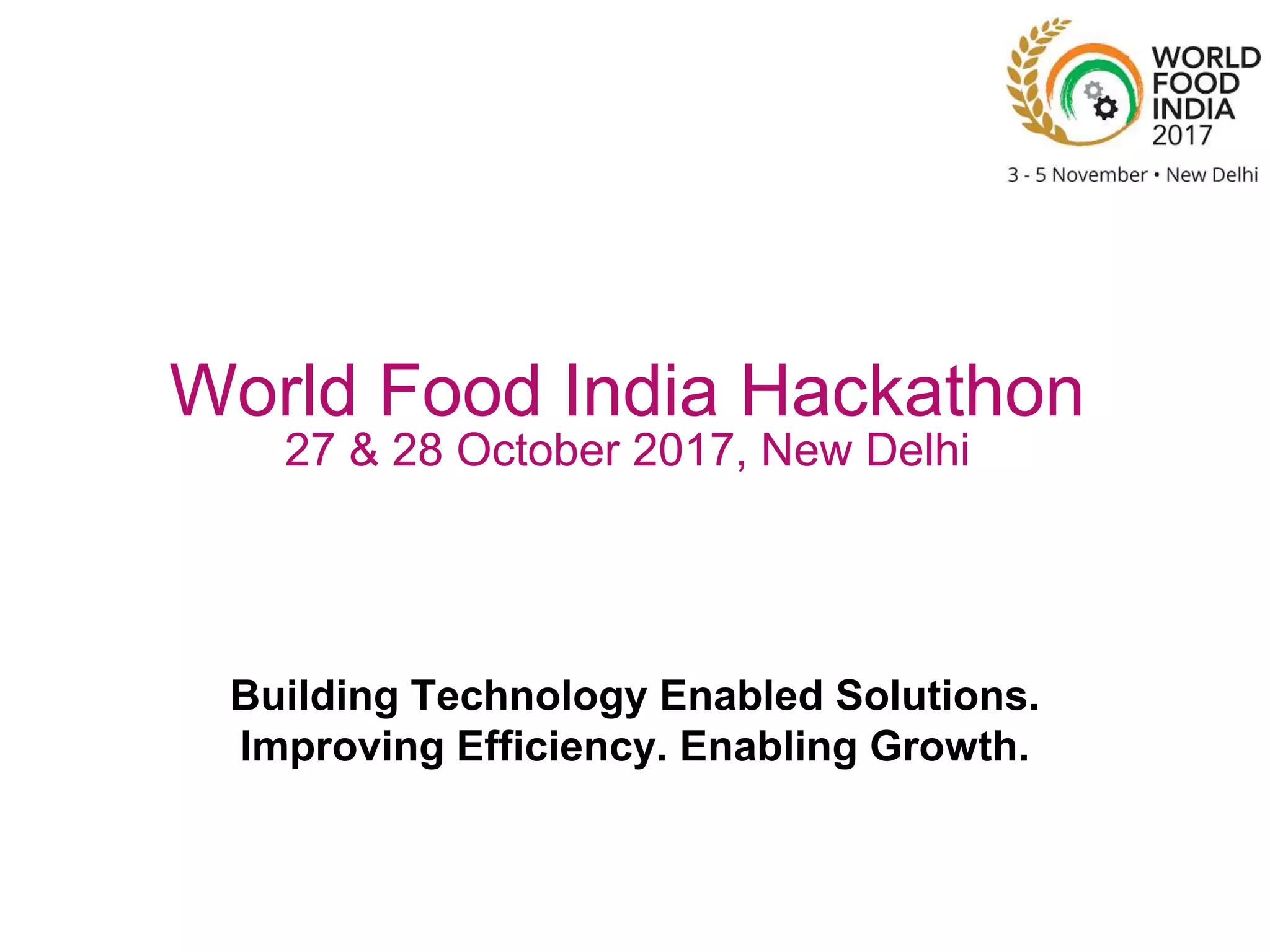 World Food Hackathon | PPTX