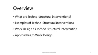 Techno structural interventions | PPTX