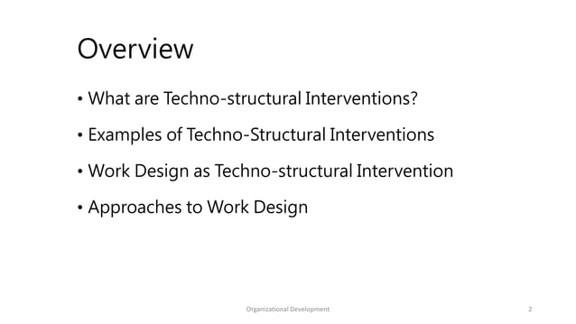 Techno structural interventions | PPTX