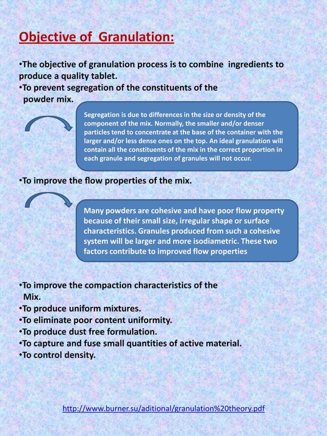 granulation mechanism | PPTX | Chemistry | Science