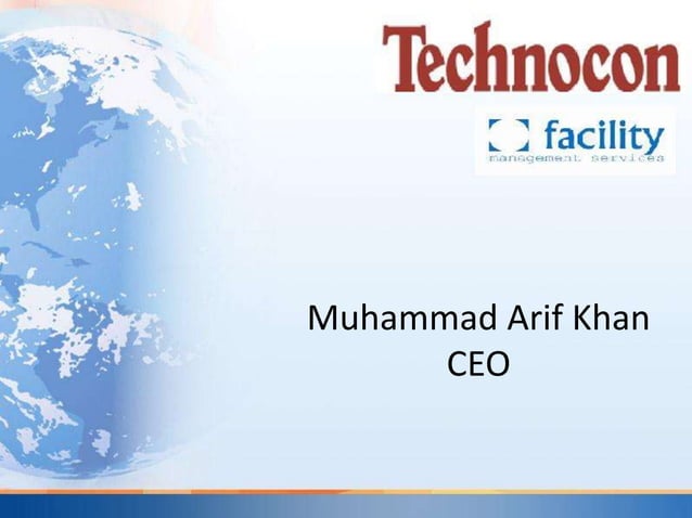 Technocon facility management services | PPT
