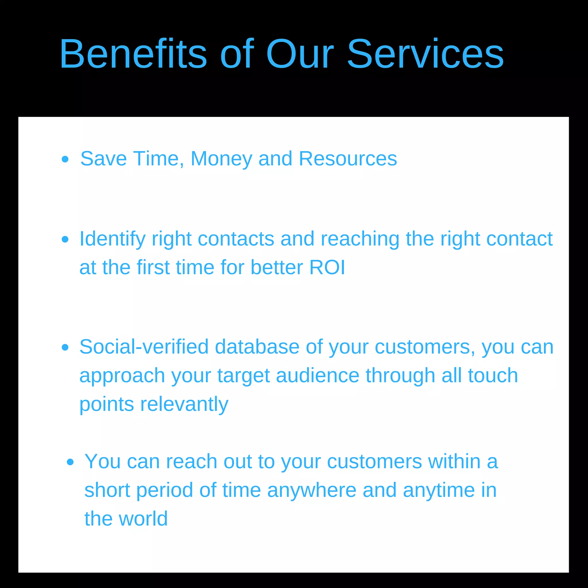 Techno data group offers b2b marketing services | PDF