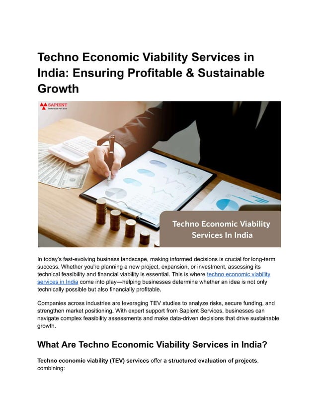 techno economic viability services in india.pdf