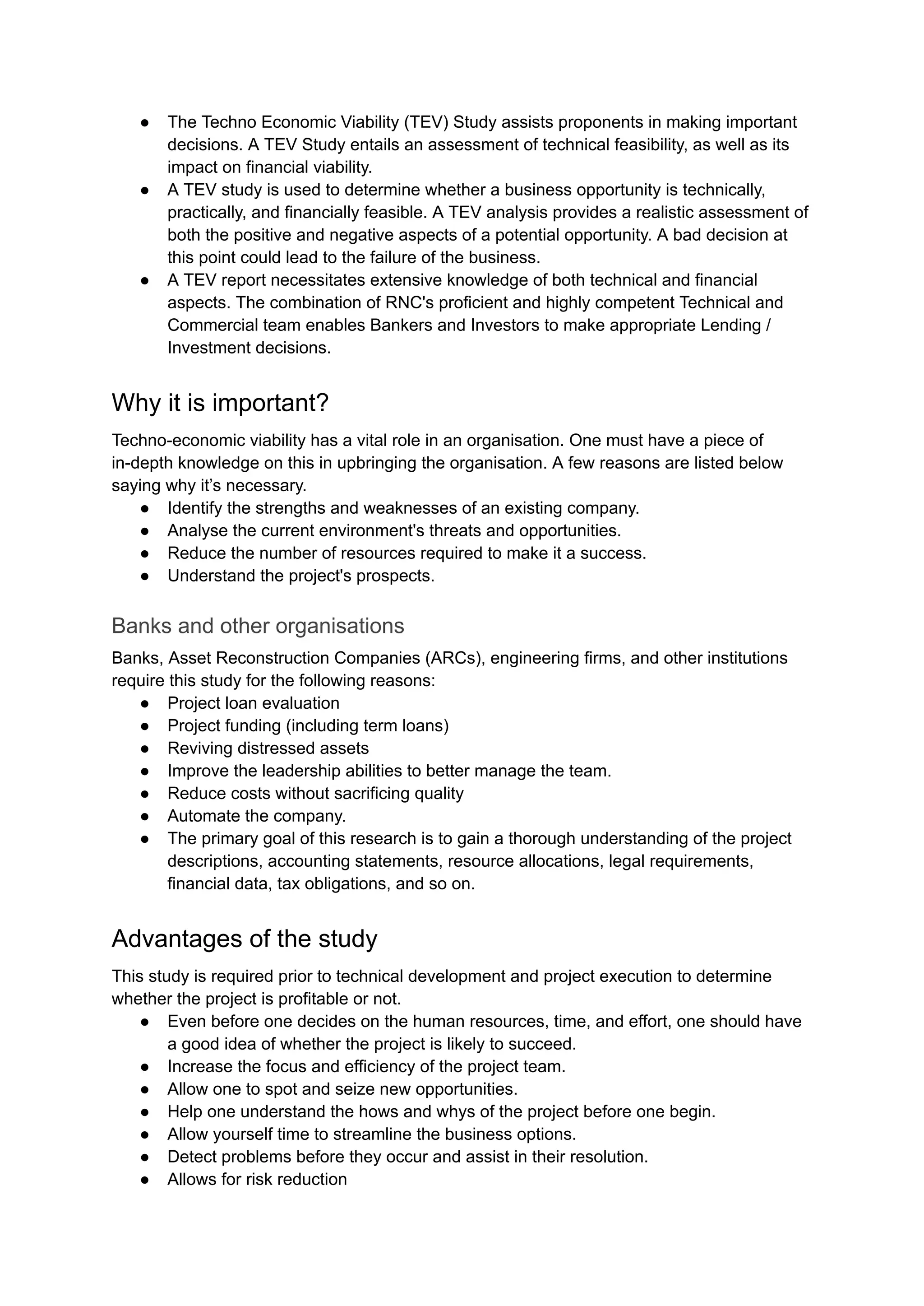 Techno Economic Viability (TEV Study) - Sapient Services.pdf