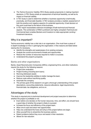 Techno Economic Viability (TEV Study) - Sapient Services.pdf