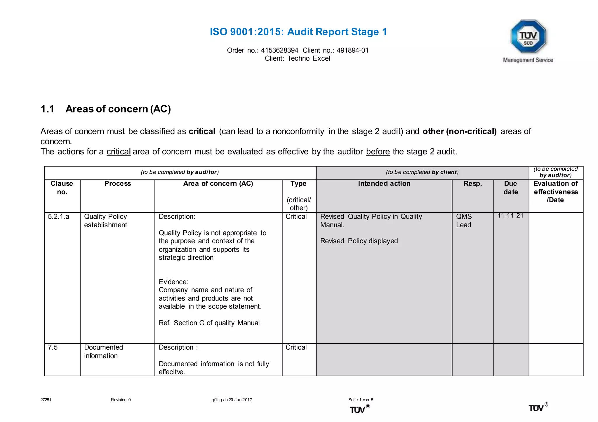 Techno excel ao cs stage1 | DOCX | Business Accounting & Finance | Business
