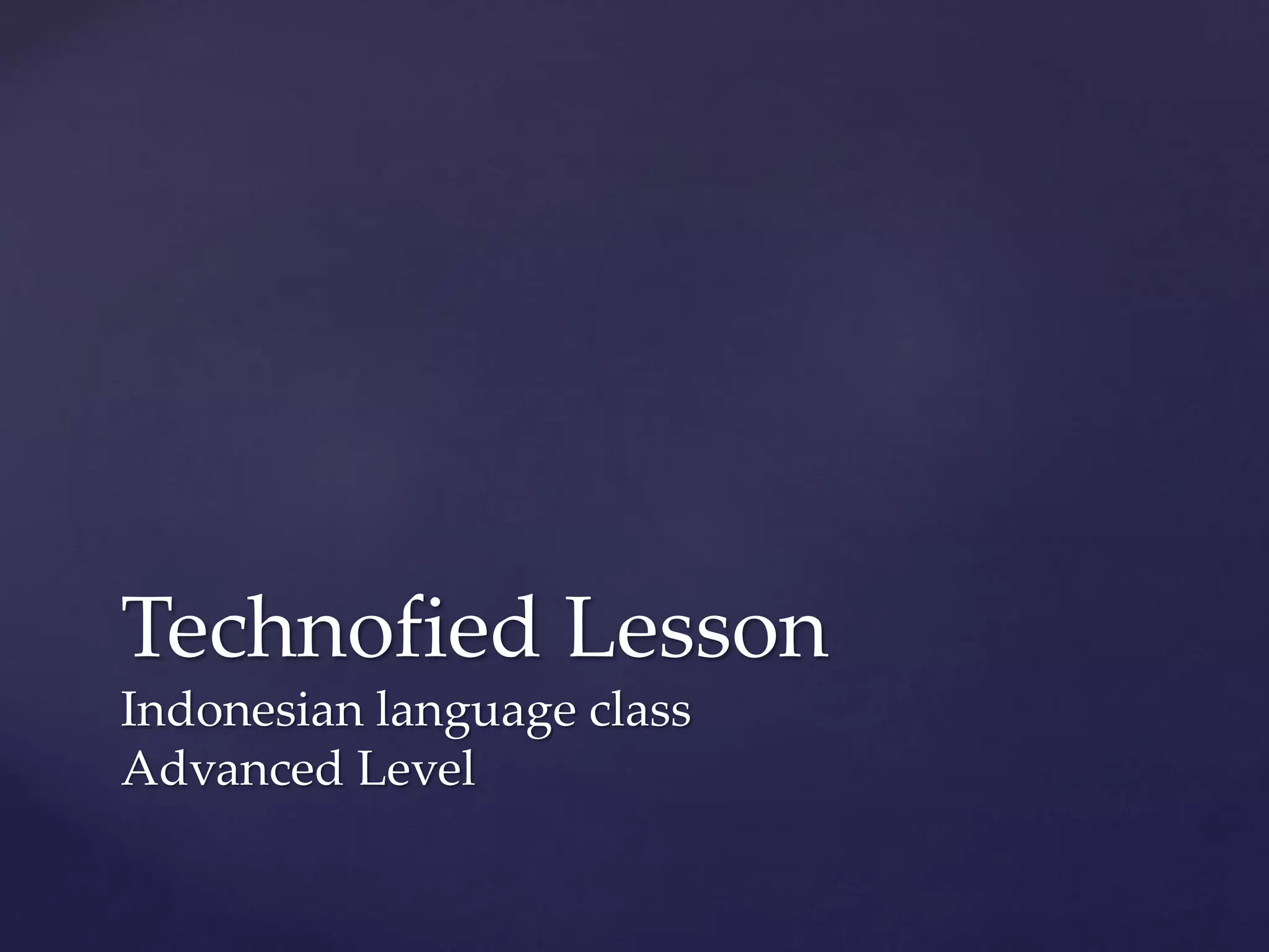 Technofied lesson emma datu | PPT