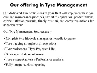 Tyre Management Services / Fleet Management Services | PPTX