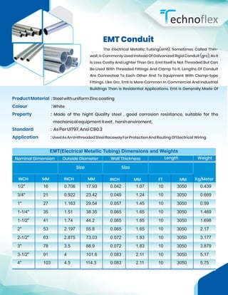 Technoflex manufacture of conduit pipe and fittings in India | PDF