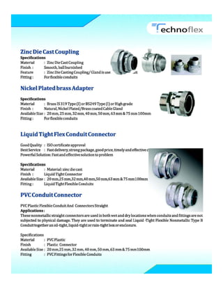 Technoflex Electrical conduit pipes catelouge.pdf