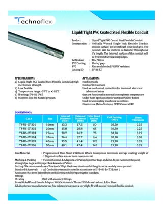 Technoflex Electrical conduit pipes catelouge.pdf