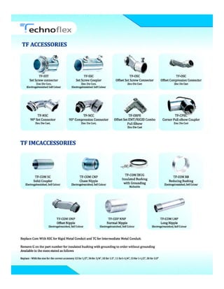 Technoflex Electrical conduit pipes catelouge.pdf