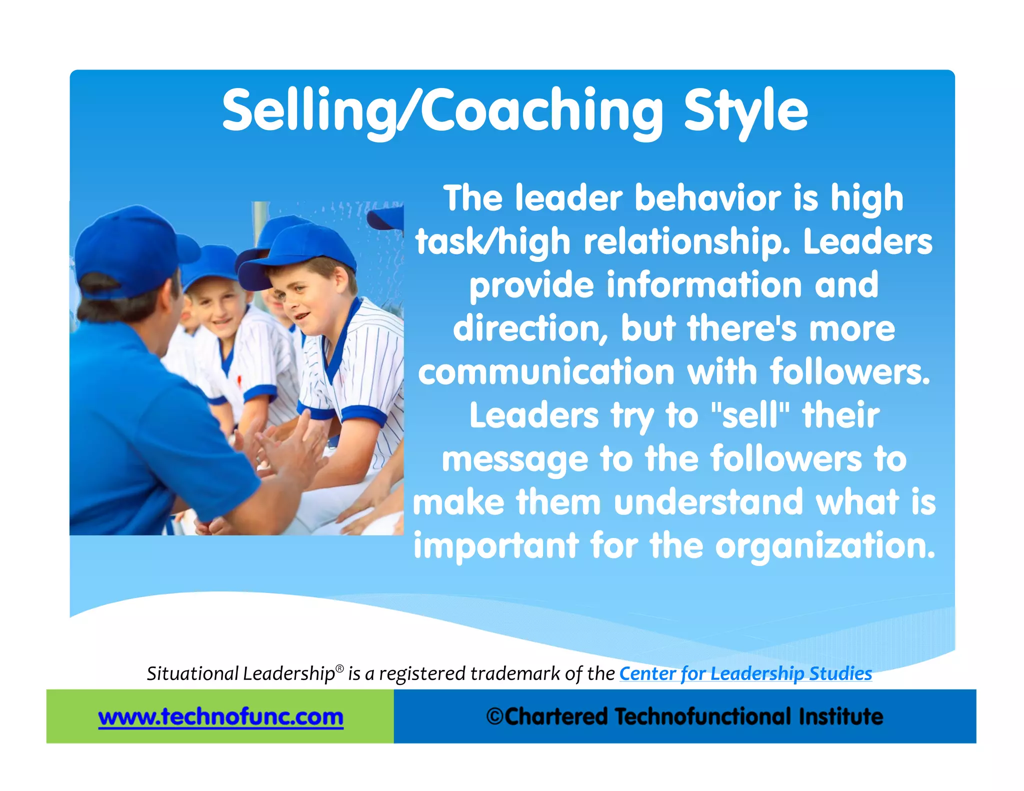 Situational Leadership Theory | PDF