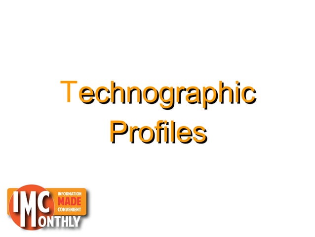 Technographic profiles | PPT