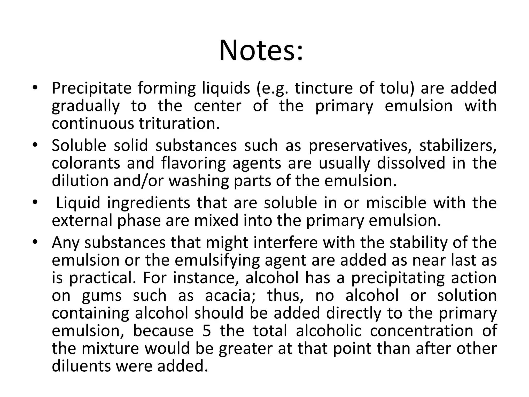 emulsion , practical lab. | PPTX