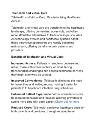 Technological advancement and health care . | PDF