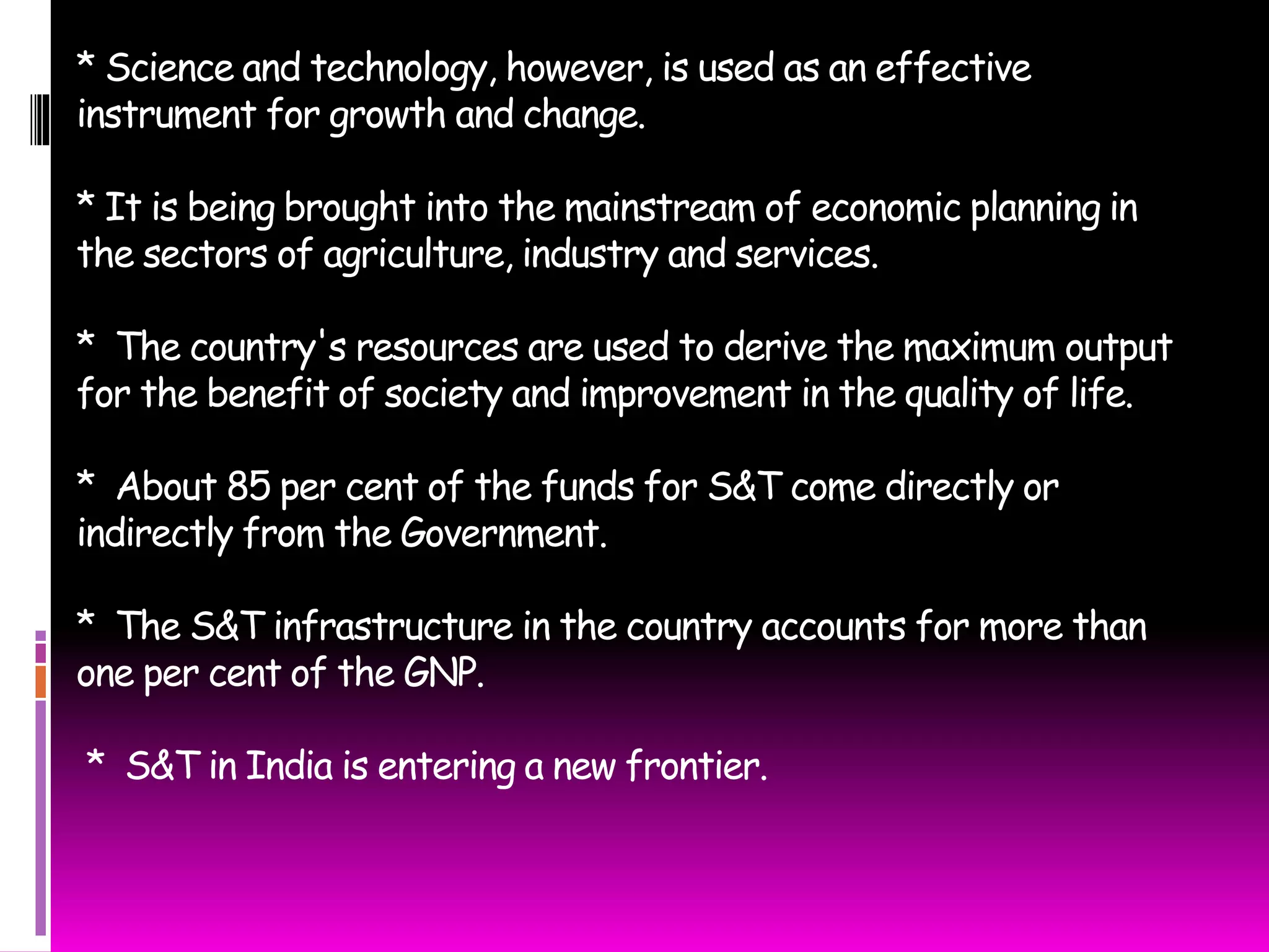 Technological advancements in india | PPTX