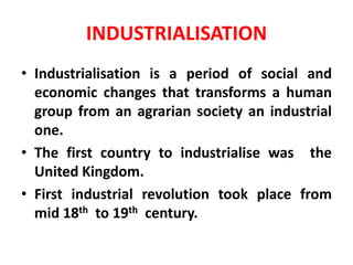 Technological Change and Industrialization | PDF