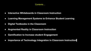 Technological Components of Classroom Instruction.pptx