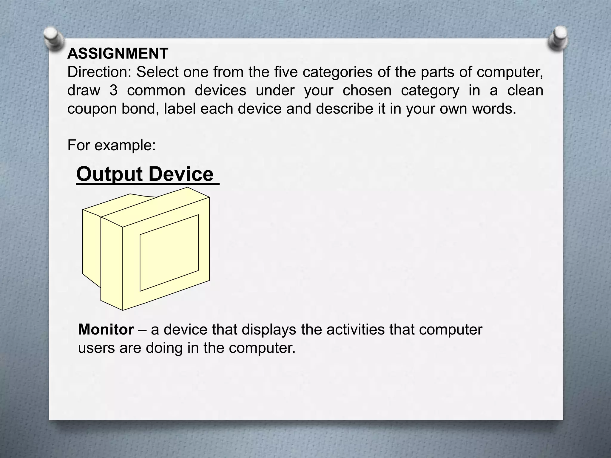 BASIC PARTS OF COMPUTER FOR DEMO TEACHING | PPTX