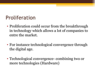 Technological convergence and proliferation film | PPT