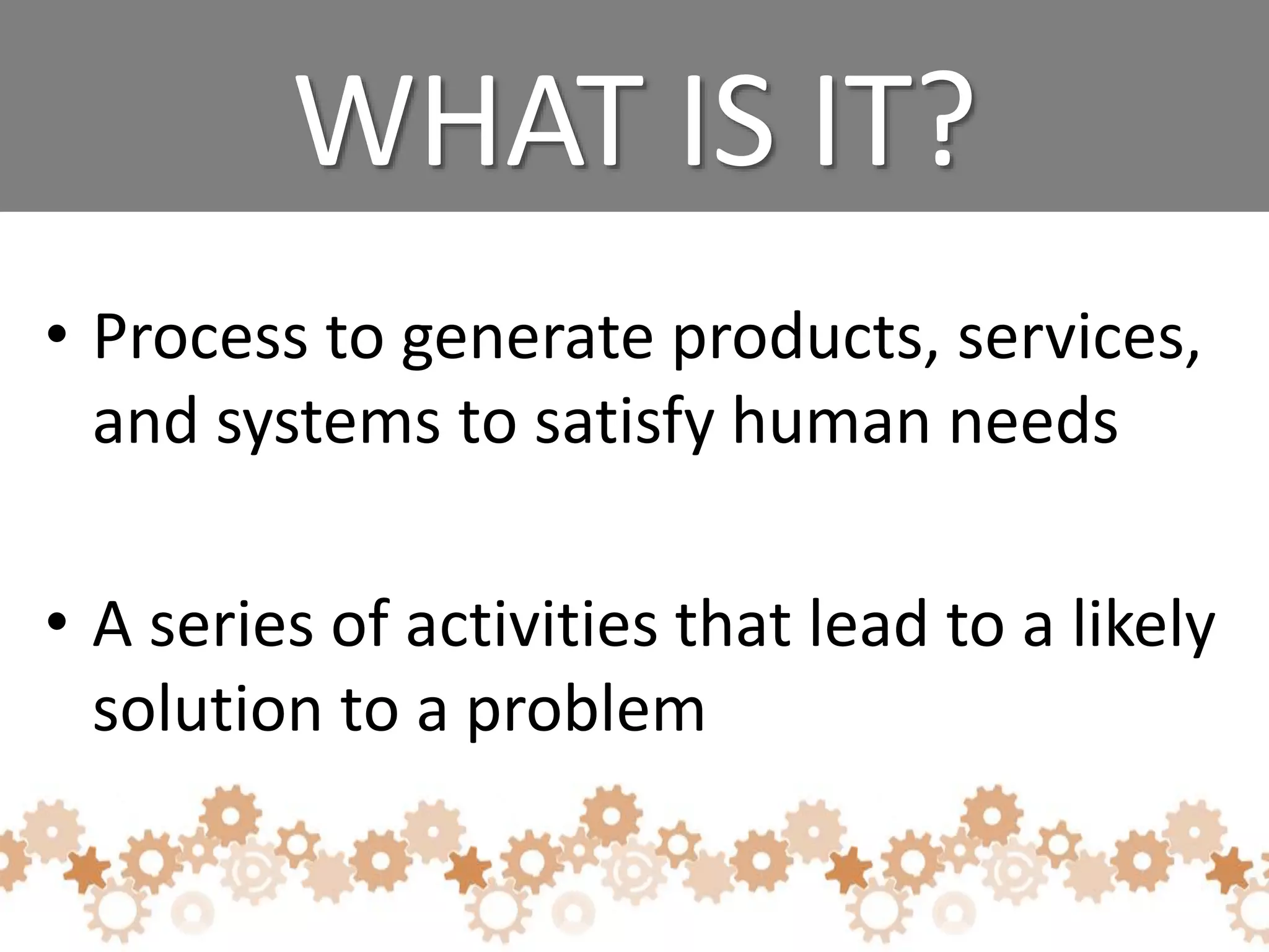 Technological Design Process | PPTX