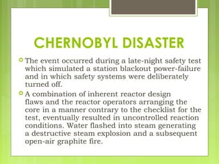 Technological disaster | PPT